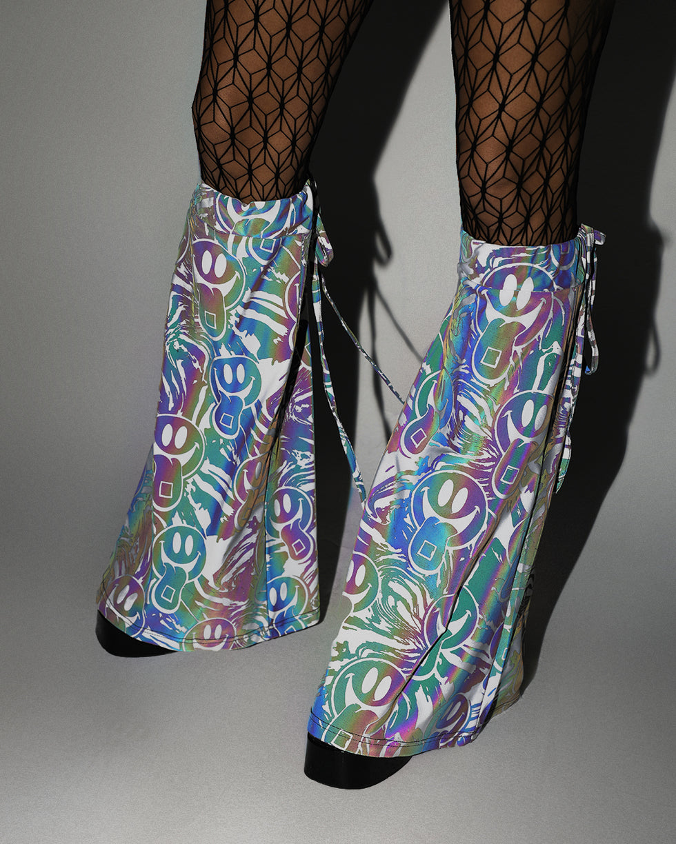 Happy Hour White Reflective Sleeve & Boot Cover Set – iHeartRaves